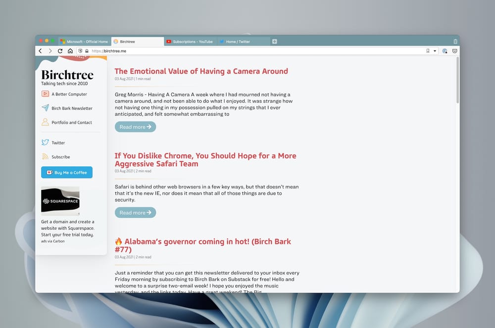 Vivaldi Offers a Usable UI when Matching the Web's Colors