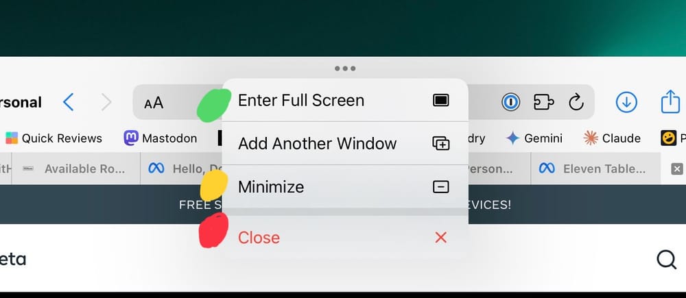 The three dots that "prove" macOS could never work on a touch screen