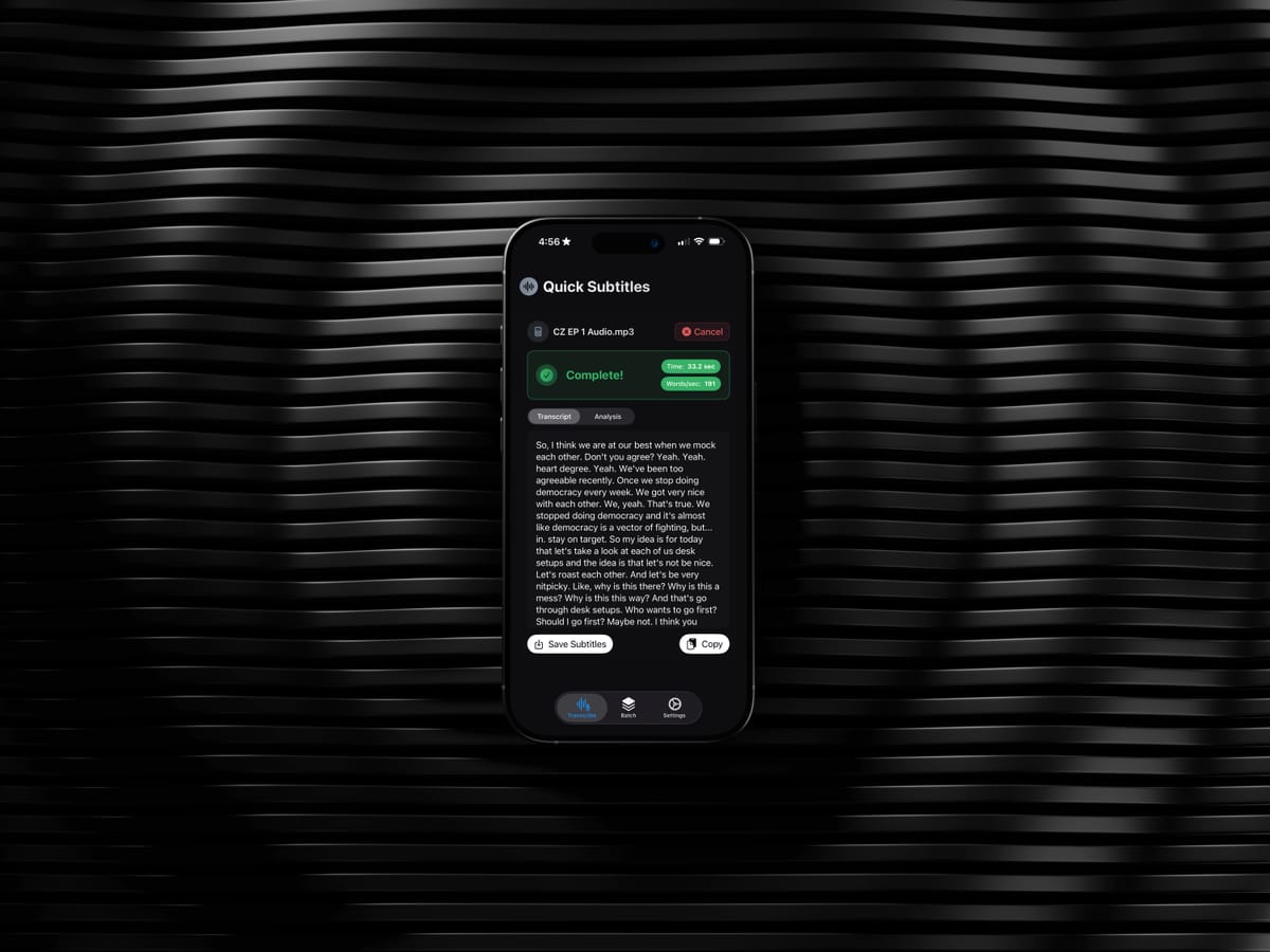 Introducing Quick Subtitles